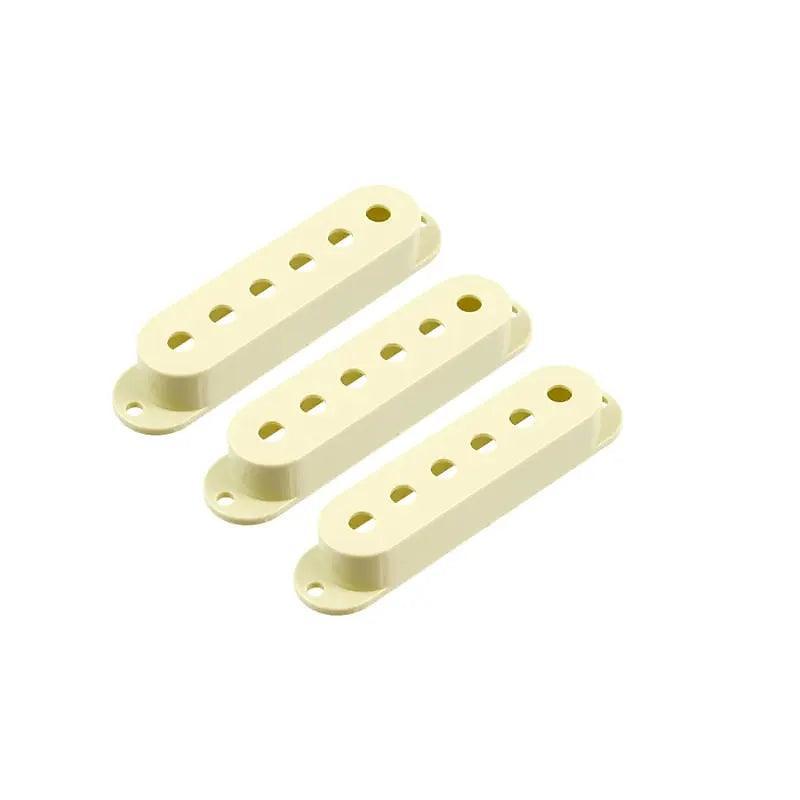 PC-0406 Set of 3 Vintage Cream Pickup Covers for Stratocaster Single ...