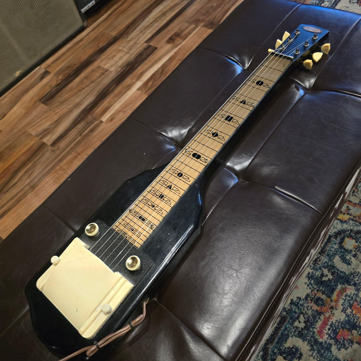 1957 Supro 1400E Supreme Lap Steel - Rare Black Model - w/ Case ...