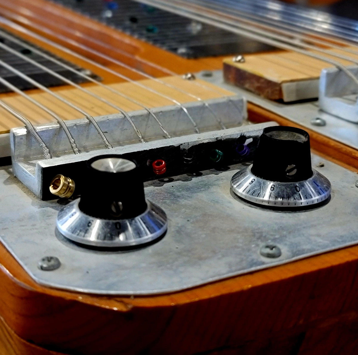 Homemade Custom Double-neck Lap Steel Guitar with Legs - No Pedal 8 ...
