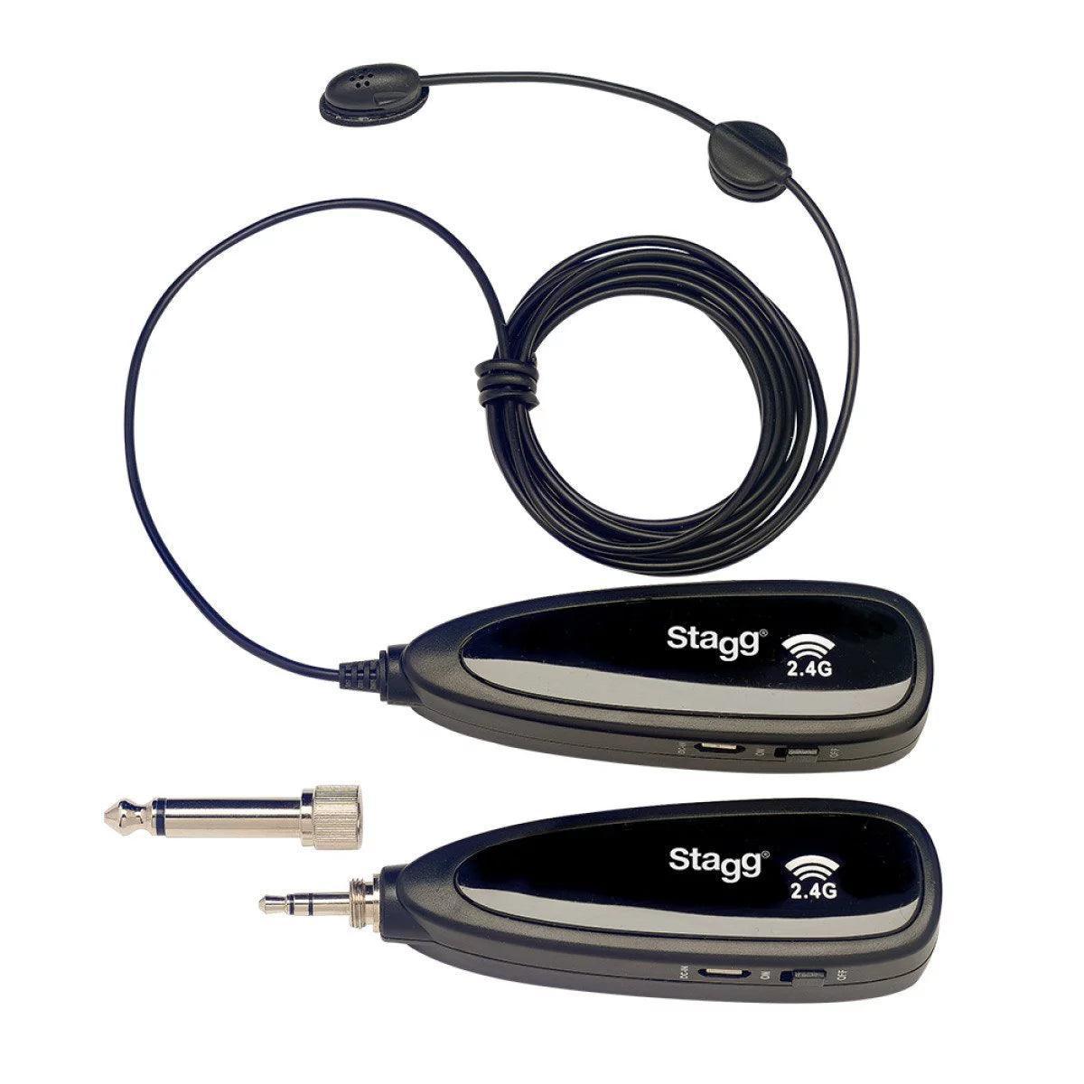 Stagg SUW 10BC Wireless Surface Microphone - Acoustic, Violin, Banjo ...